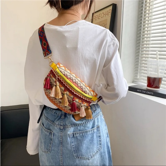 Bea Cali Boho | Bags | Last Boho Festival Embroidered Fanny Packstrap ...